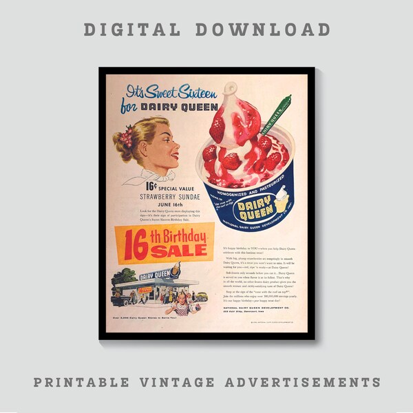 Dairy Queen - Etsy