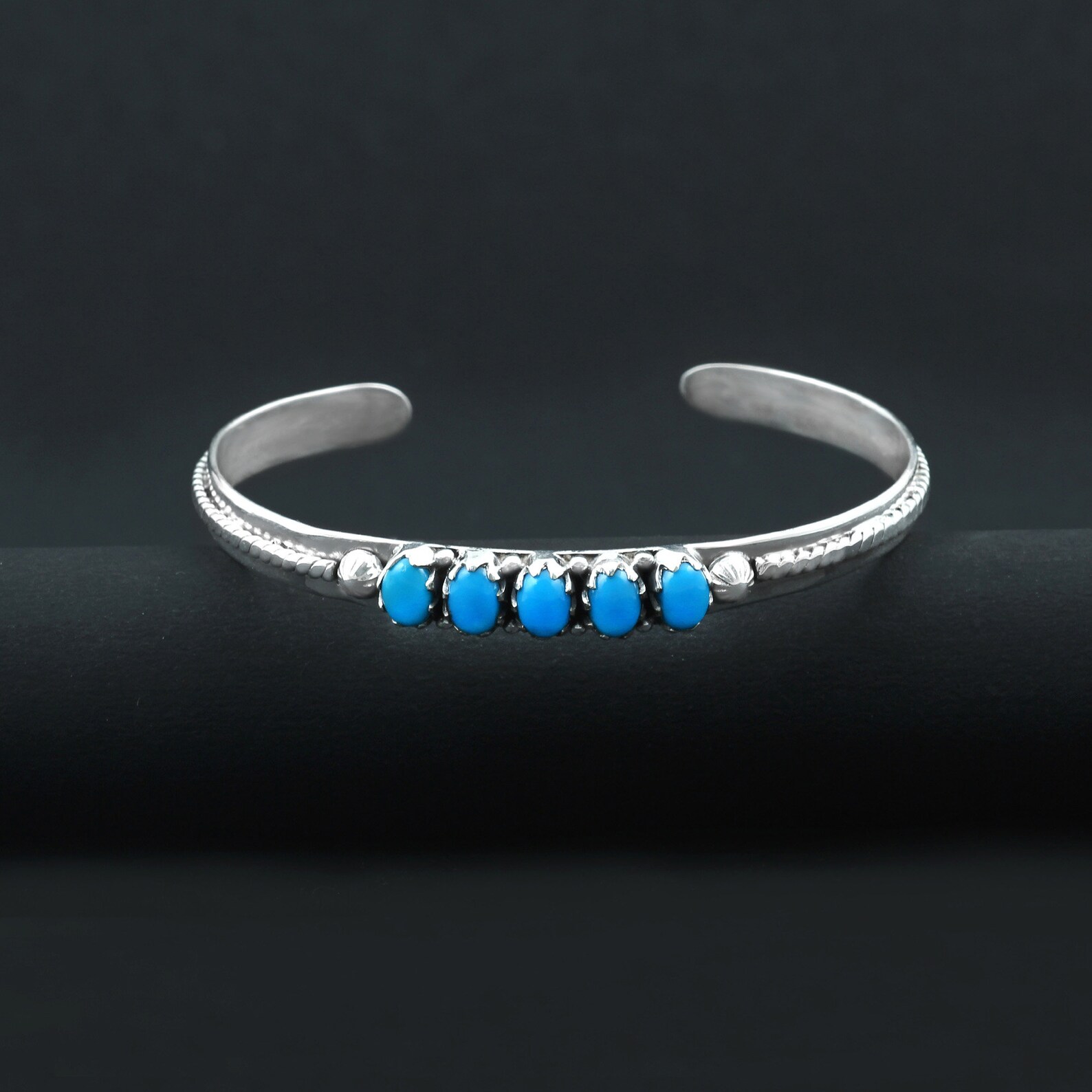 Turquoise Cuff Bracelet Sterling Silver Cuff Bracelet Cuff | Etsy