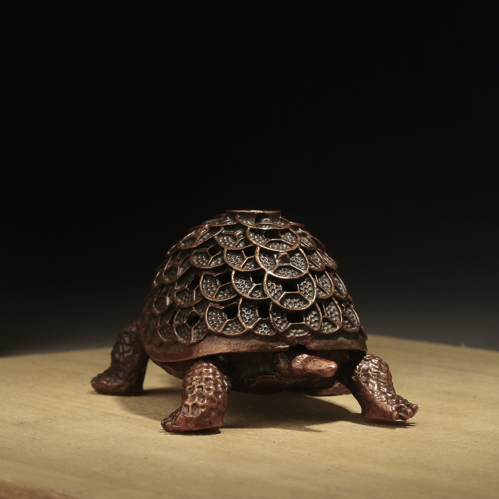 Japanese Bronze Turtle Incense Burner Sculpture/garden Decoration/home ...