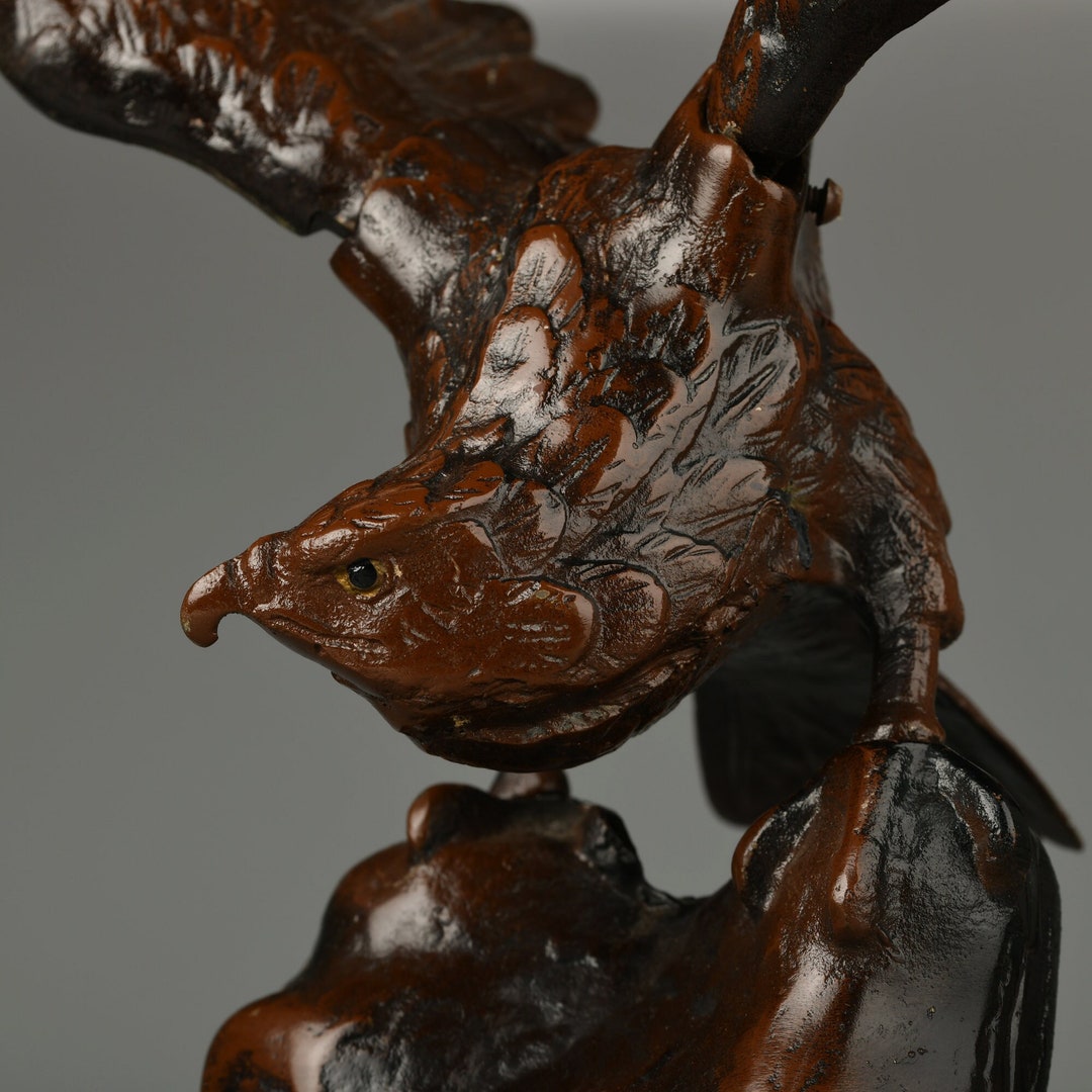 Eagle-cast Iron Sculpture,home Decor,japanese Bronze,japanese Sculpture,gift,decorative Art,new ...