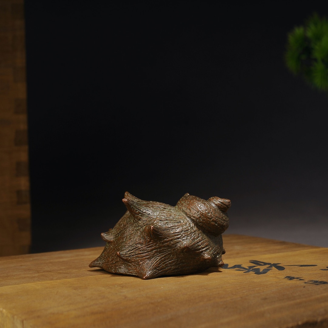 Japanese Meiji Bronze Conch/garden Decoration/home Decoration/art ...