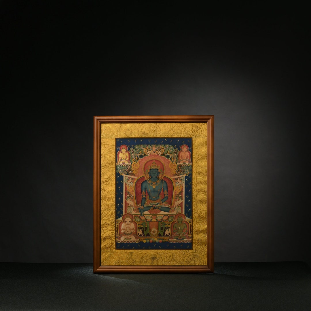 Tibetan Thangka-prajna Buddha,thangka Poster,buddha Painting,home Decor ...