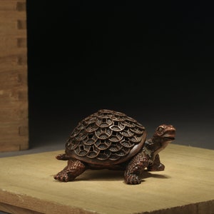 Japanese Bronze Turtle Incense Burner Sculpture/garden Decoration/home ...