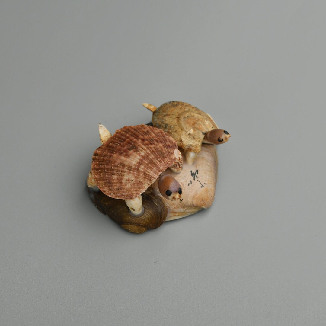 Shell Turtle-japanese Showa Period/tea Art/japanese Art/decorative Arts ...