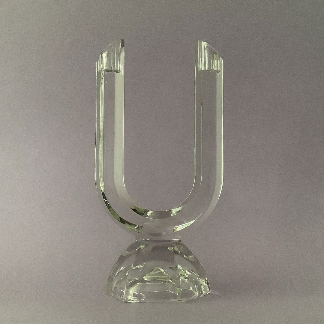 Vintage Marc Aurel for Nachtmann 'U' Shape Crystal 2 - Etsy