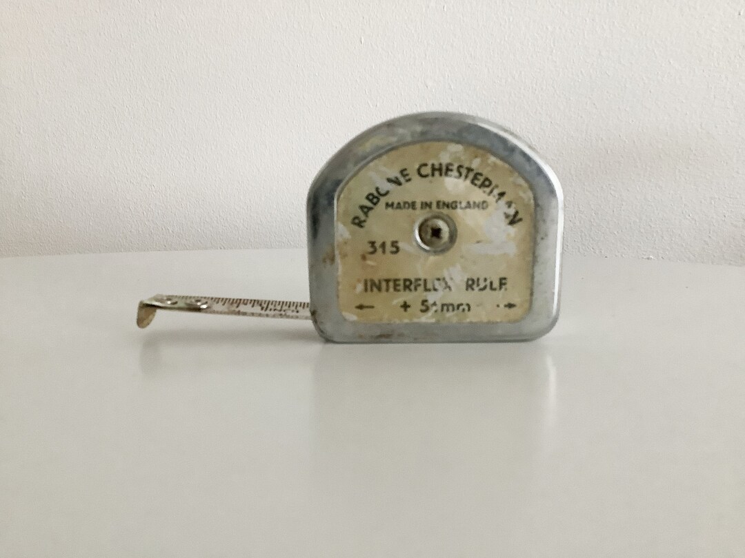 Vintage 70s Metal Tape Measure - Etsy