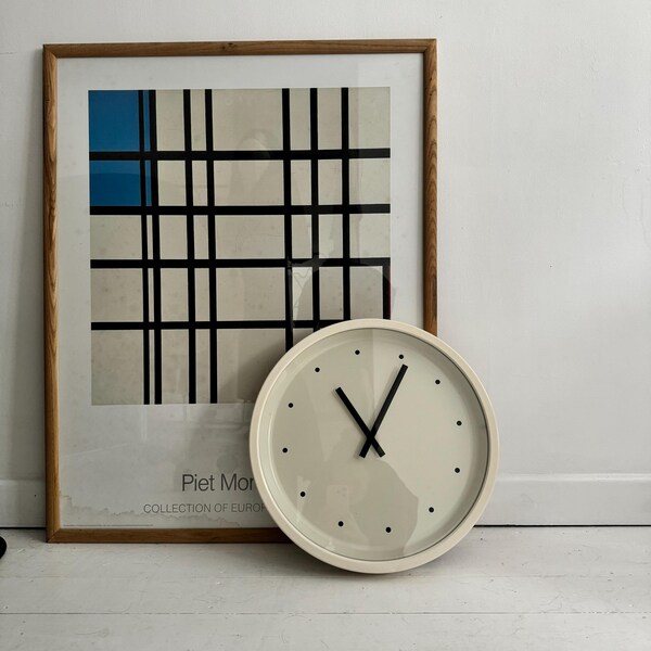 Large 90s Wall Clock - Etsy