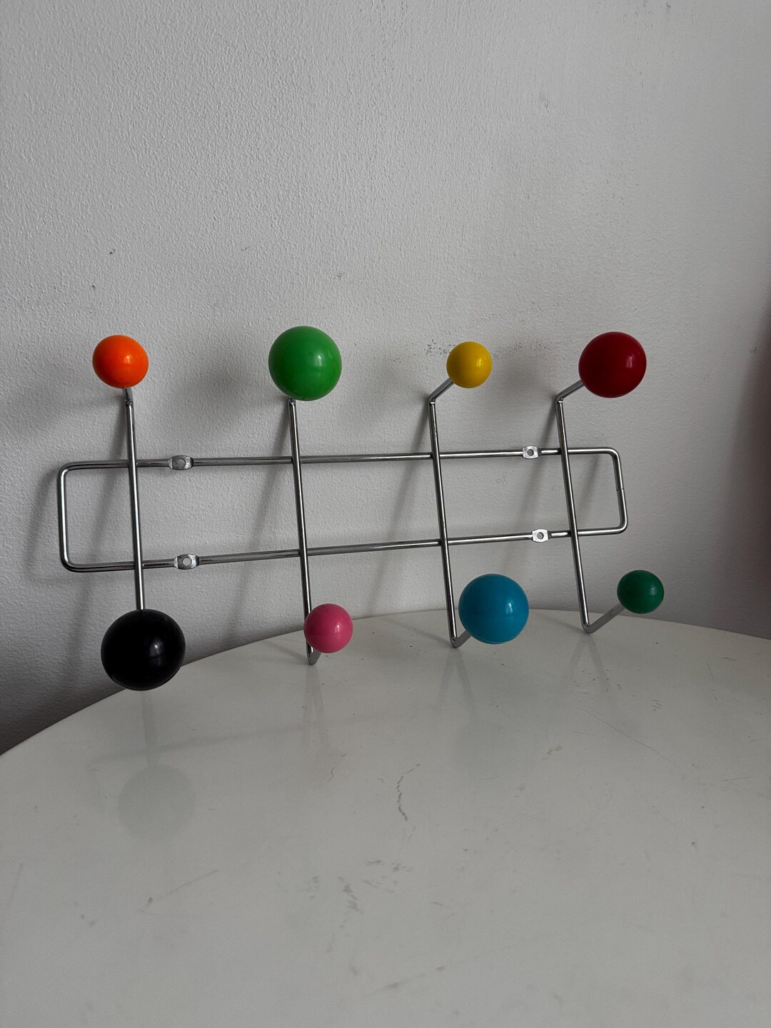 Vintage 90s Sputnik Wall-mounted Coat Rack With 8 Hooks – Retro Space ...