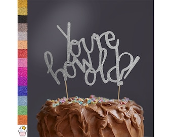 Old AF Birthday Cake Topper - Etsy