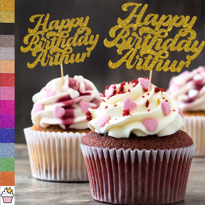 Cup Cake Toppers - Etsy UK