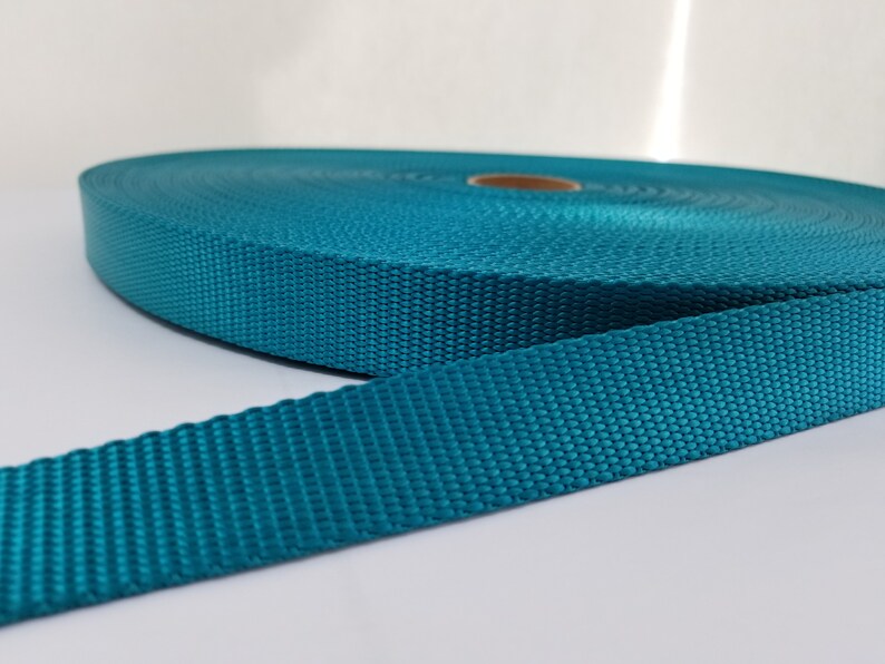 1 Teal Nylon Webbing Heavyweight 25mm Webbing | Etsy