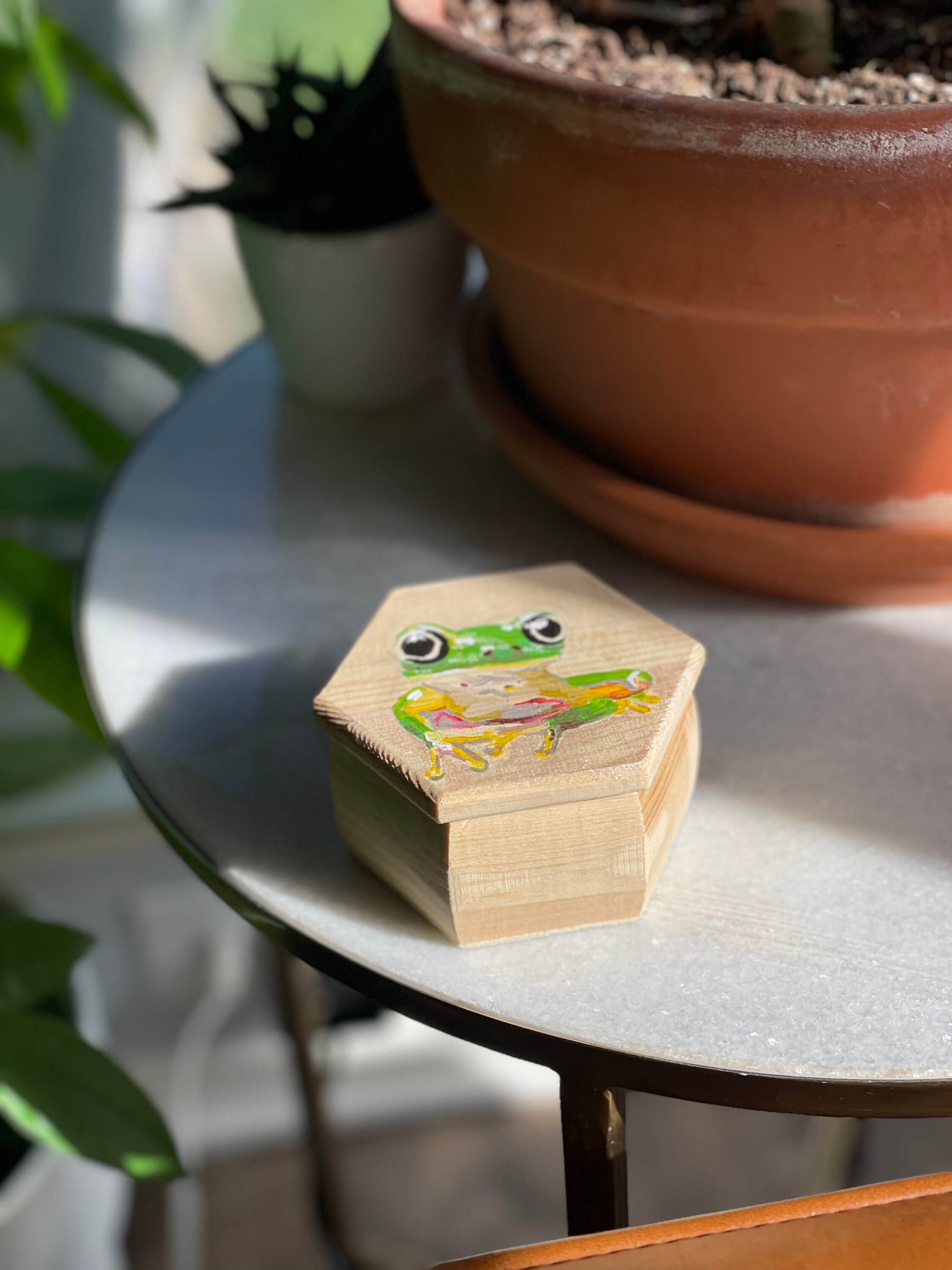 Frog Box, Small Stash Box, Toad, Froggy, Yule Gift - Etsy