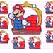Mario Cake Topper With Numbers 1-9 SVG Cut File. - Etsy