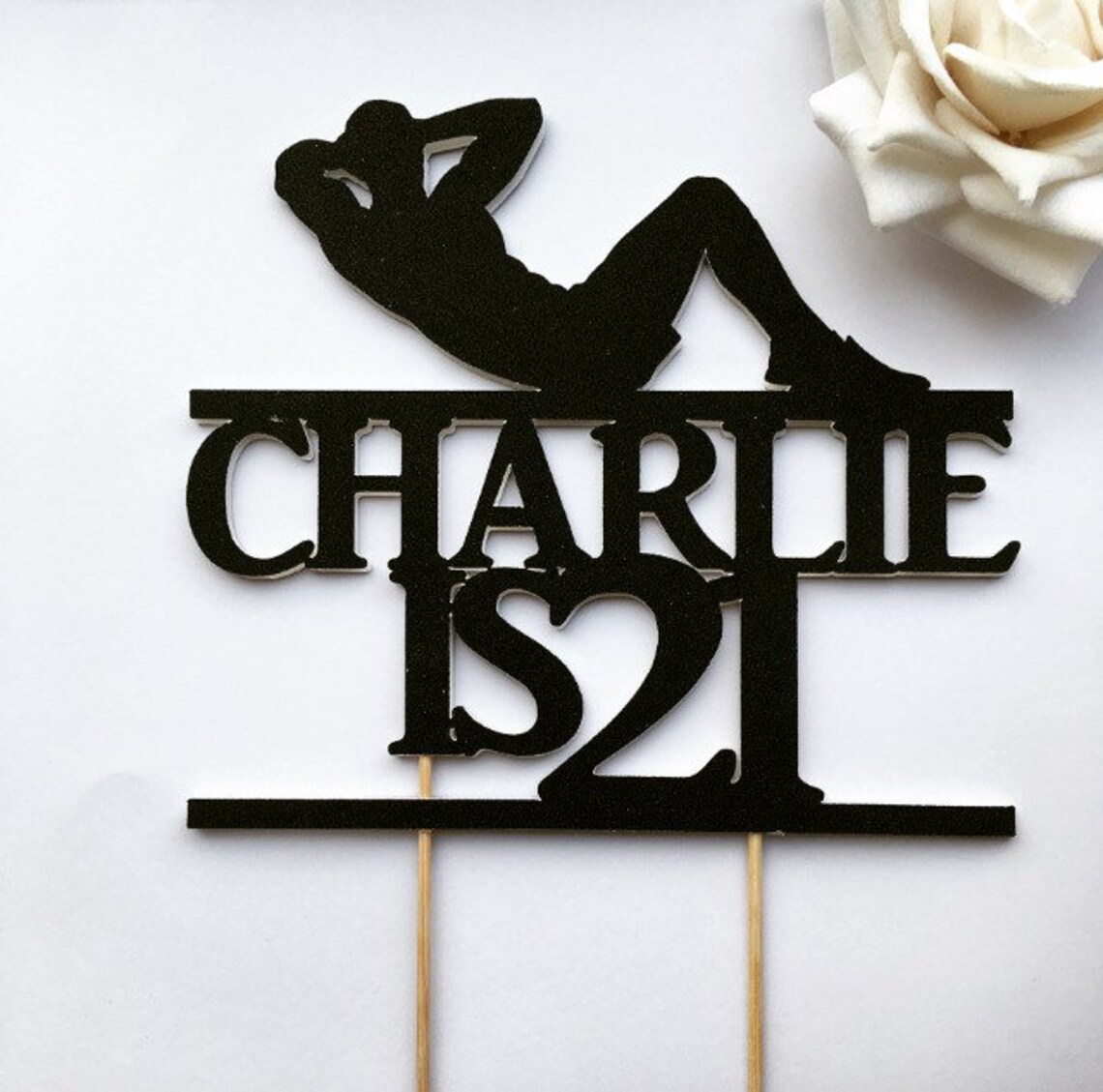 Sit up Birthday Cake Topper Gym Themed Cake Topper Gym - Etsy