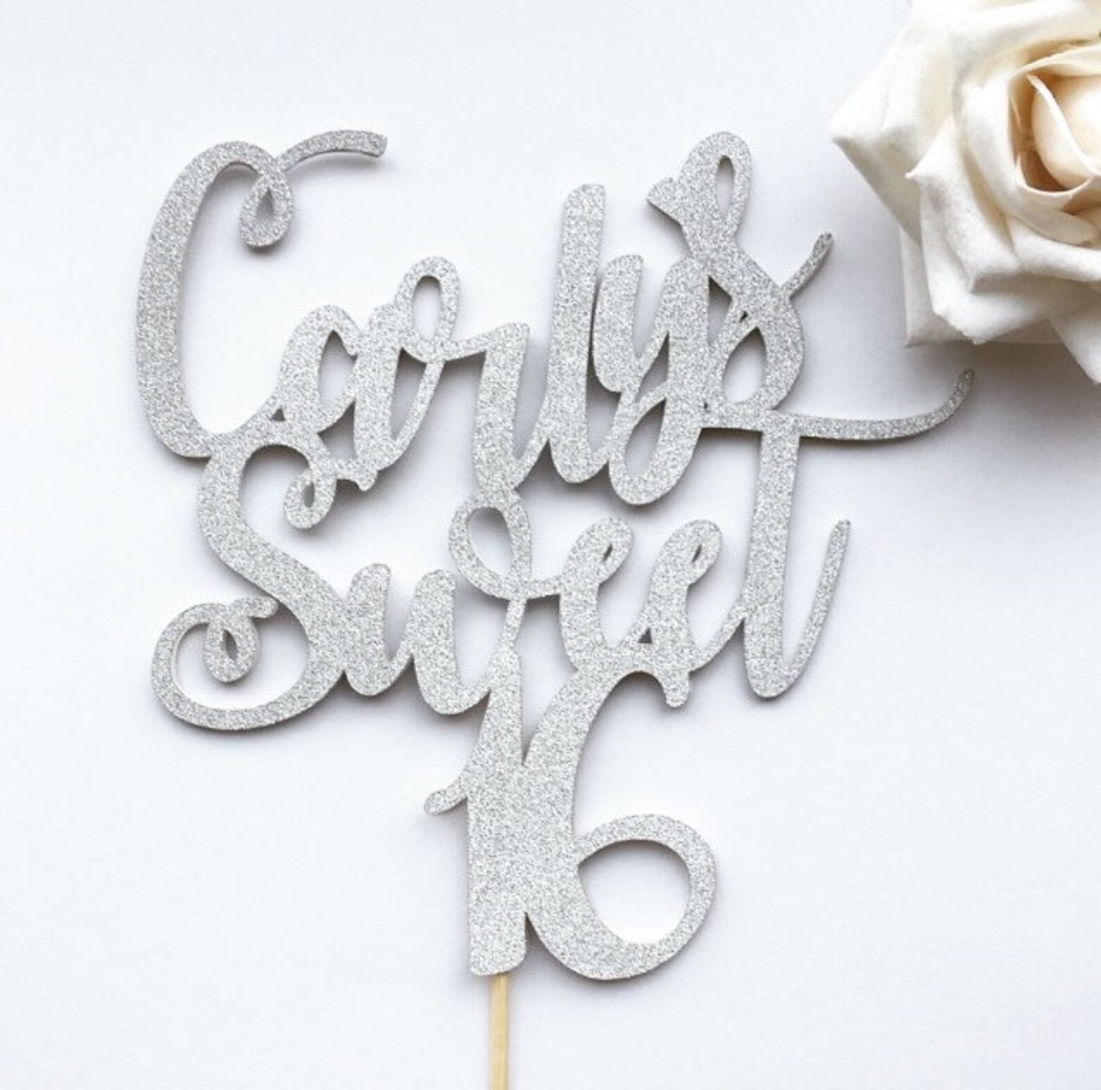 Sweet 16 Cake Topper Personalised Sweet Sixteen Cake Topper | Etsy