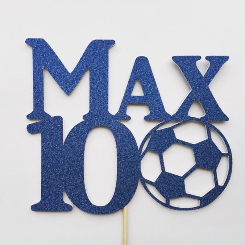 Personalised Football Cake Topper Football Cake Topper Boys - Etsy