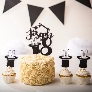 Magic Cupcake Toppers Magic Themed Party Decor Magician - Etsy UK