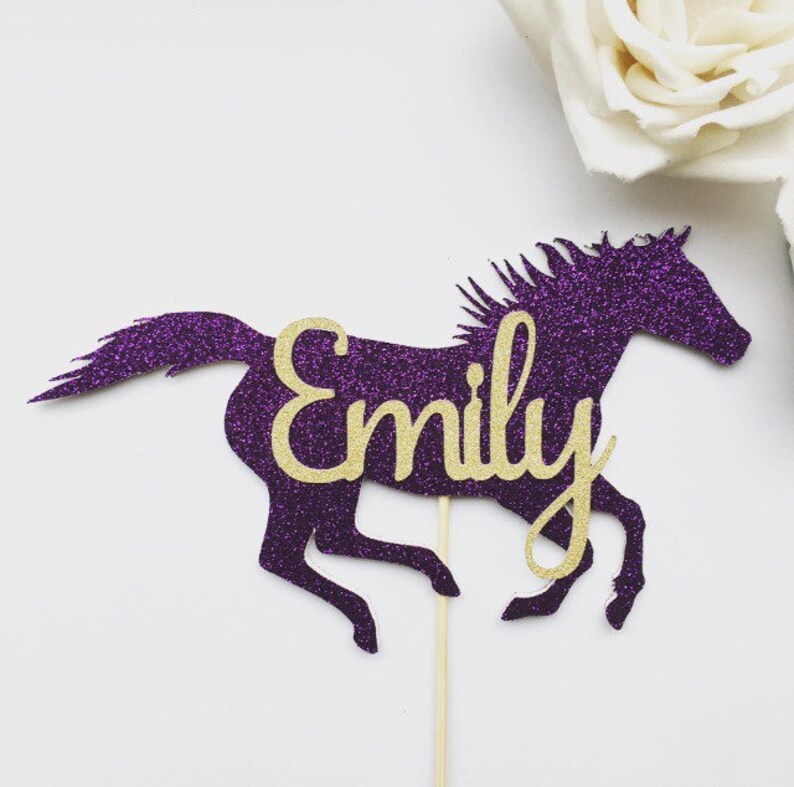 Topper de pastel de caballo decoración de fiesta de caballo | Etsy