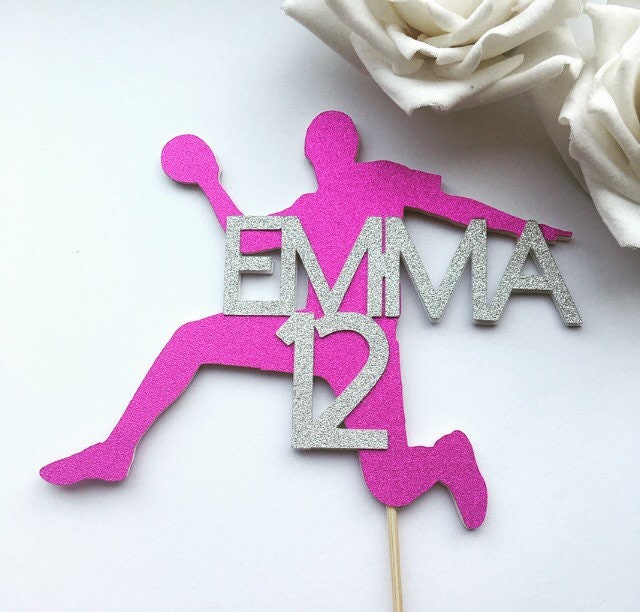 Handball Cake Topper Personalised Basketball Cake Topper - Etsy UK