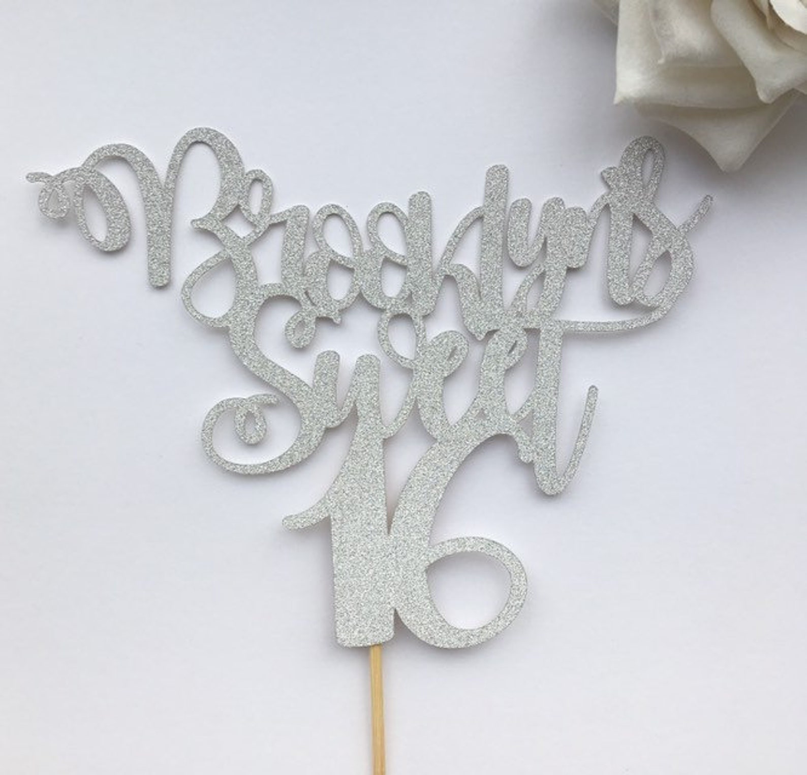 Sweet 16 Cake Topper Personalised Sweet Sixteen Cake Topper | Etsy