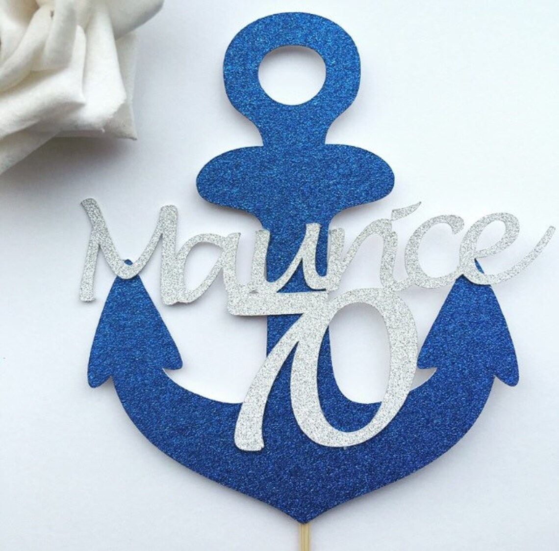 Anchor Cake Topper Sailing Themed Party Decor Anchor Navy - Etsy UK