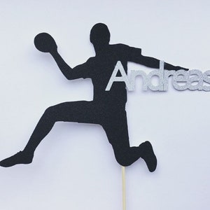 Handball Cake Topper Personalised Basketball Cake Topper - Etsy UK