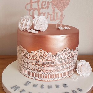 Personalised Hen Party Cake Topper Hen Party Cake Topper Hen - Etsy UK