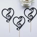 Music Note Cupcake Topper Music Cake Decoration Treble Clef - Etsy