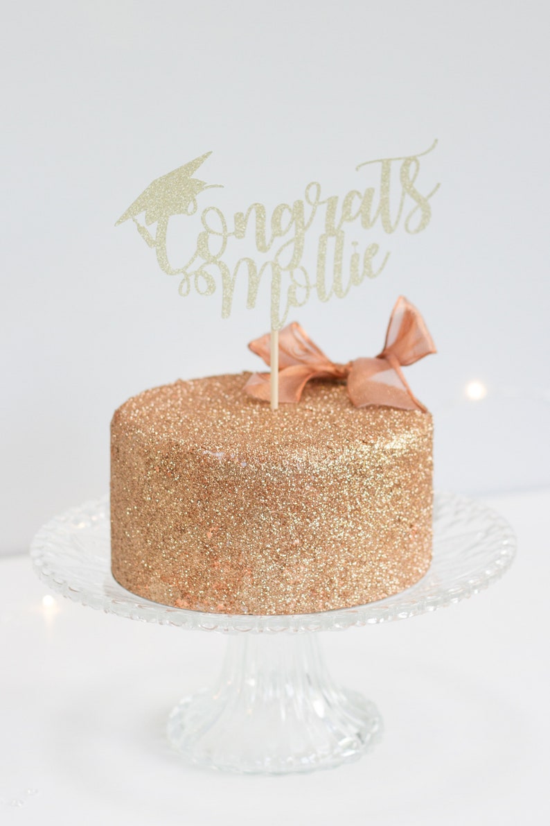 Graduation Cap Cupcake Topper Mortar Board Cake Topper - Etsy UK
