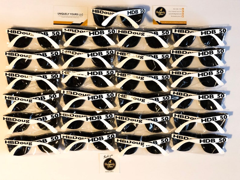 Personalized sunglasses for any event Custom Sunglasses | Etsy