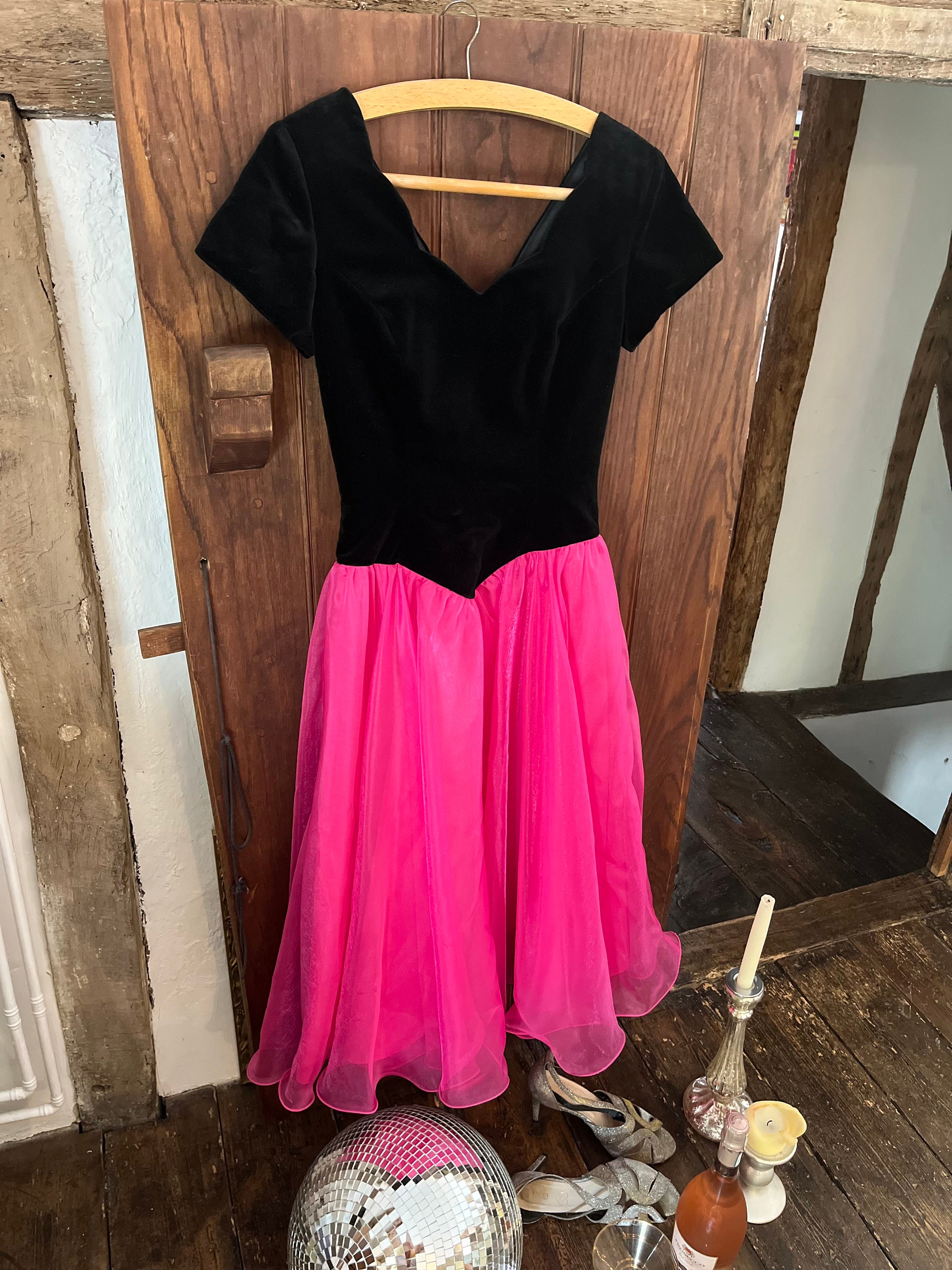 Fairytale 80s Vintage Richards at the Opera Cinderella Dress Pink and ...