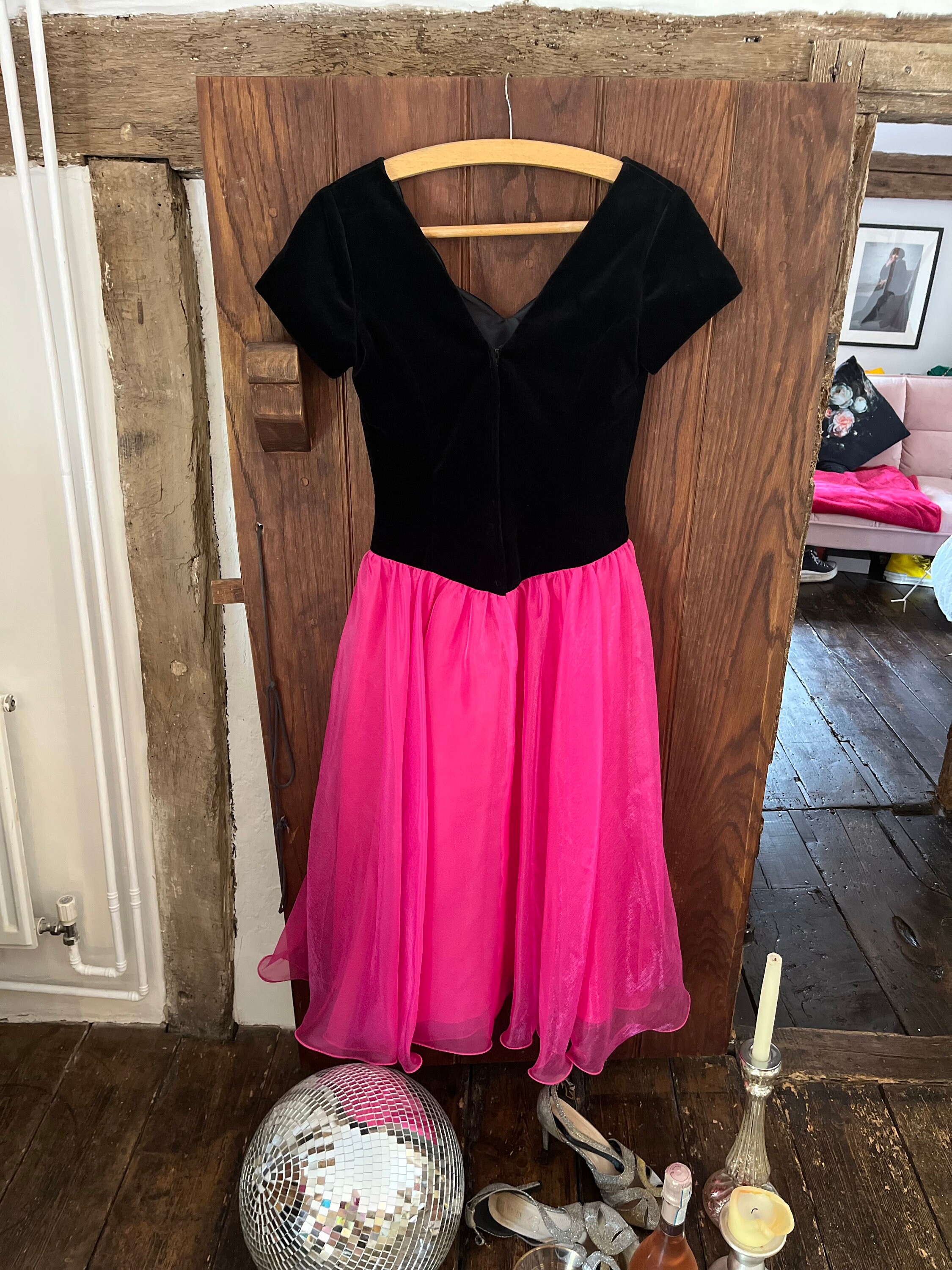 Fairytale 80s Vintage Richards at the Opera Cinderella Dress Pink and ...