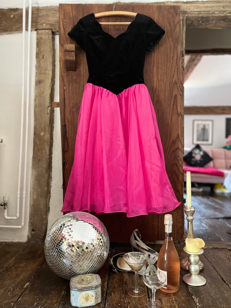 Fairytale 80s Vintage Richards at the Opera Cinderella Dress Pink and ...