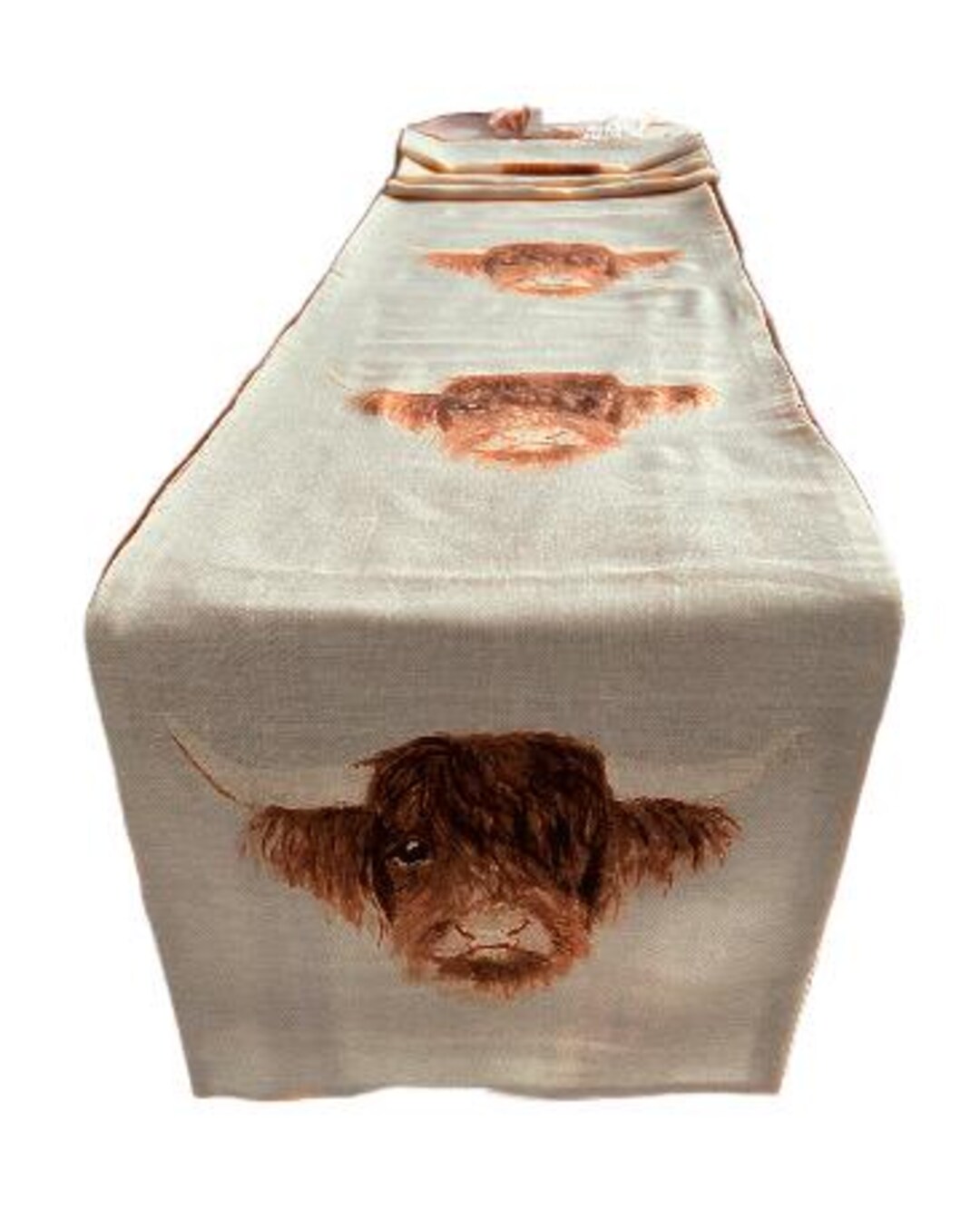 Highland Cow, Print, Table Runner 1m, 1.5m, 1.95m X 30cm, Gift Idea ...