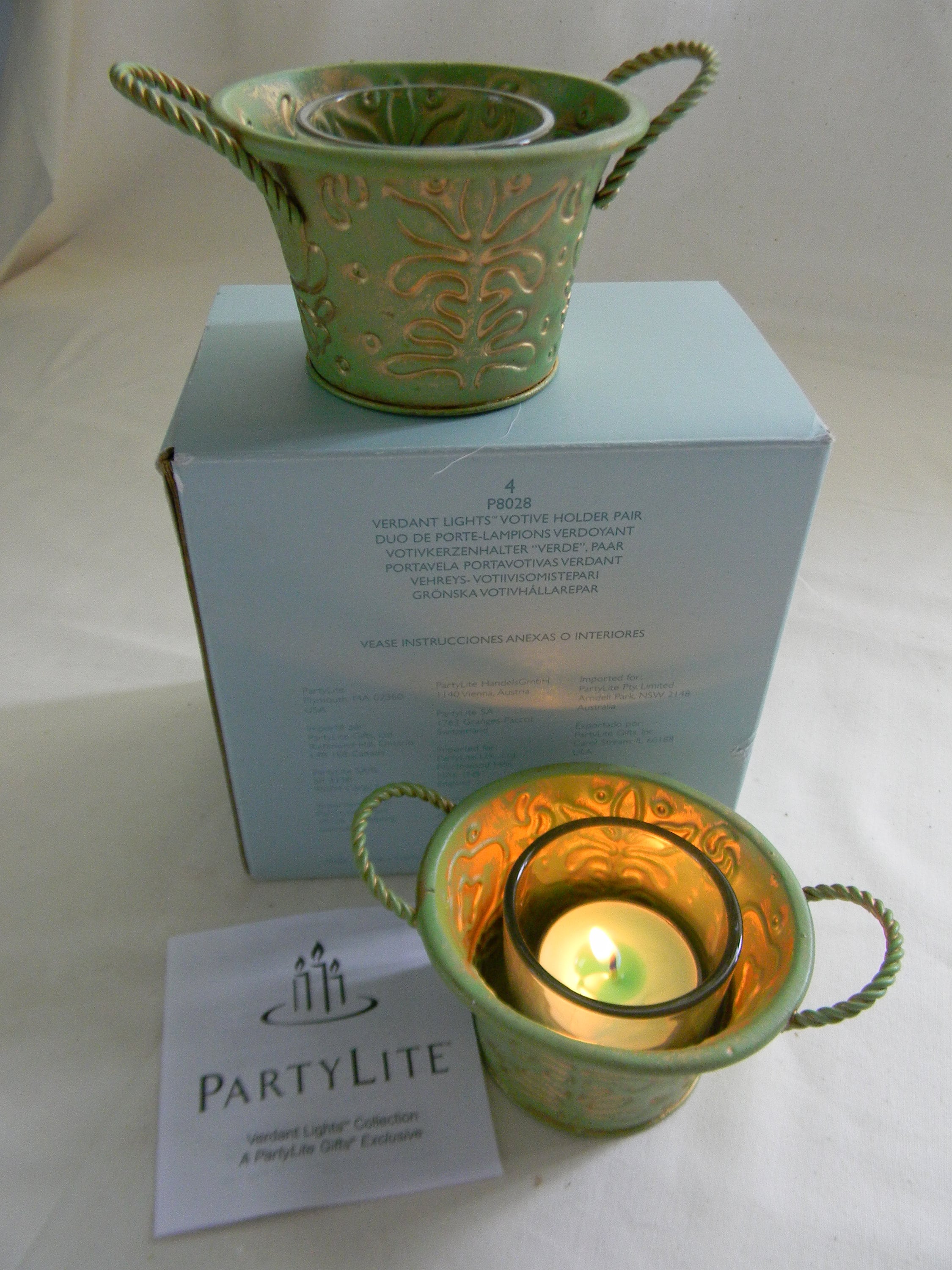 Partylight Verdant Lights Votive Holder Pair - Etsy