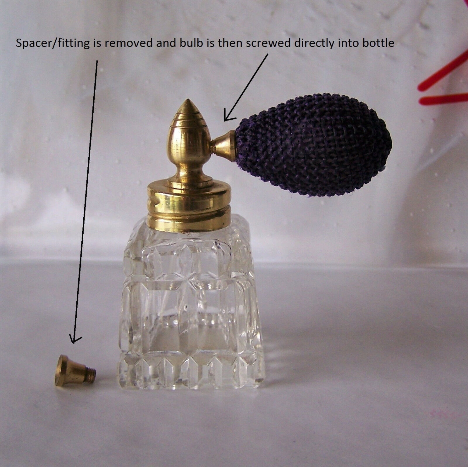 Perfume Bottle Atomizer STANDARD SIZE Pump Ball / Bulb / Puffer ...