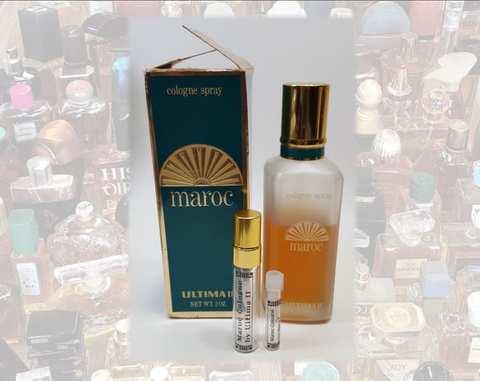 Maroc Cologne by Ultima II (revson) ~ 100% AUTHENTIC Perfume Samples - Etsy