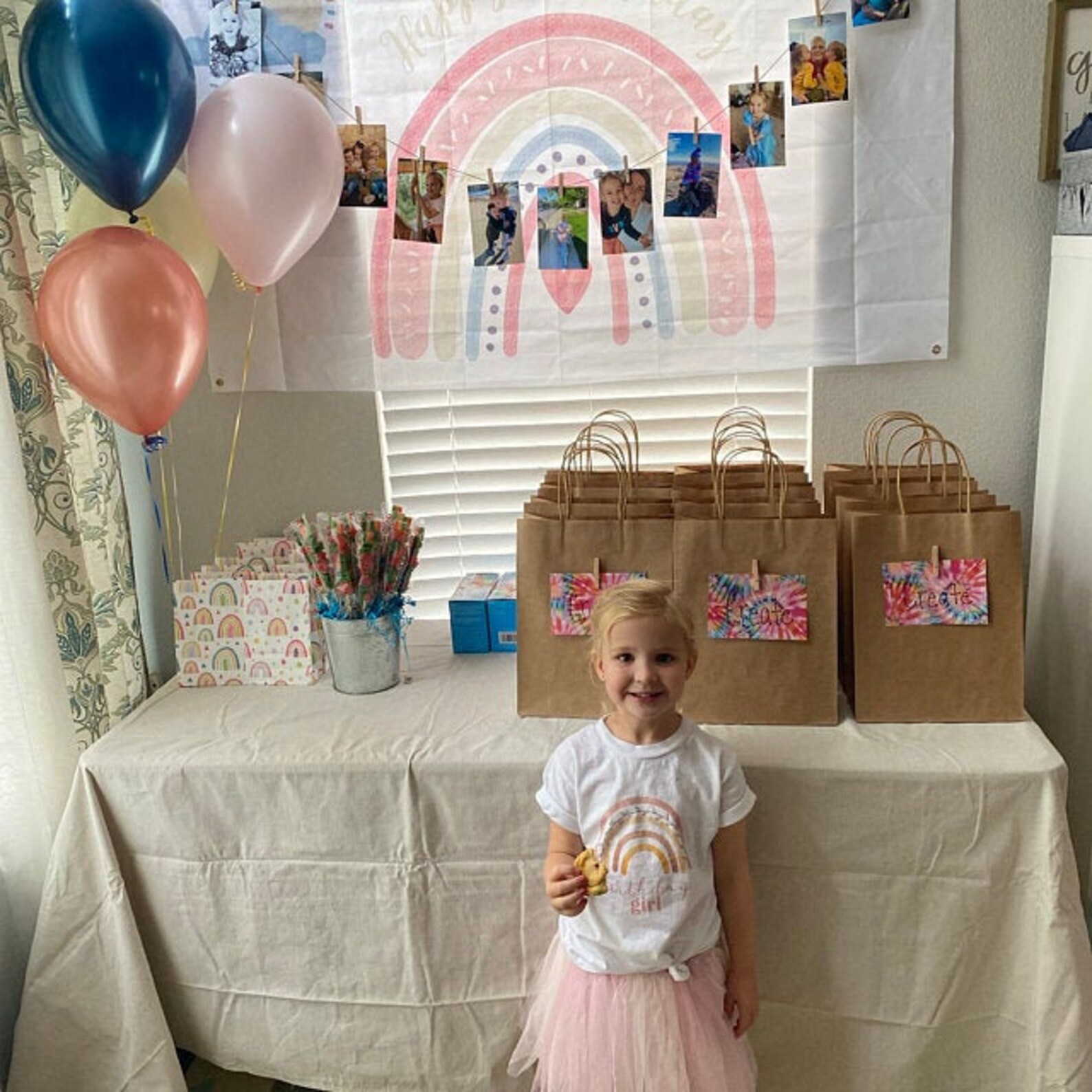 Boho Rainbow Birthday Girl Shirt Boho Rainbow Party Theme | Etsy