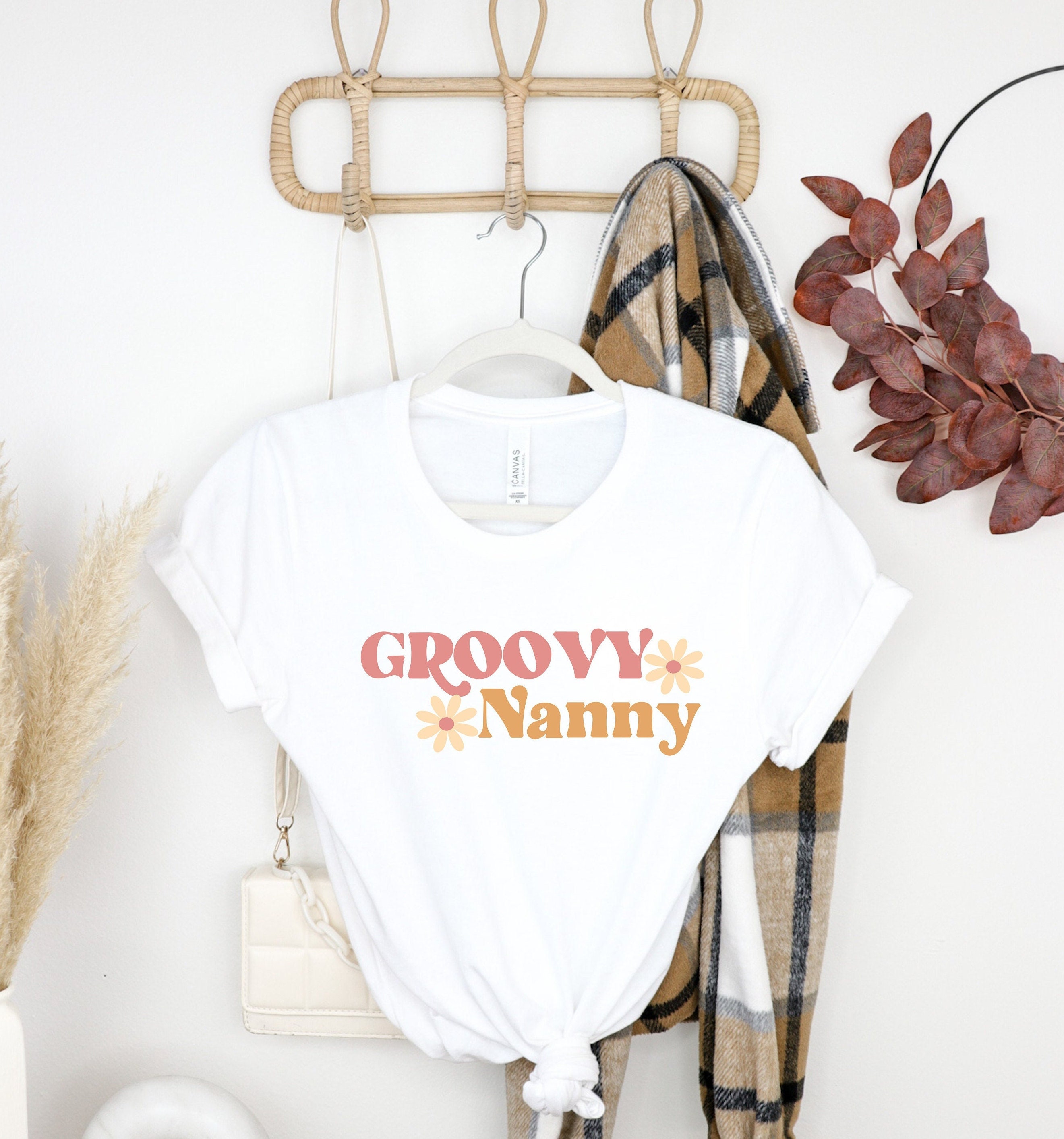 Groovy Nanny Shirt Two Groovy Theme Birthday Family Matching - Etsy