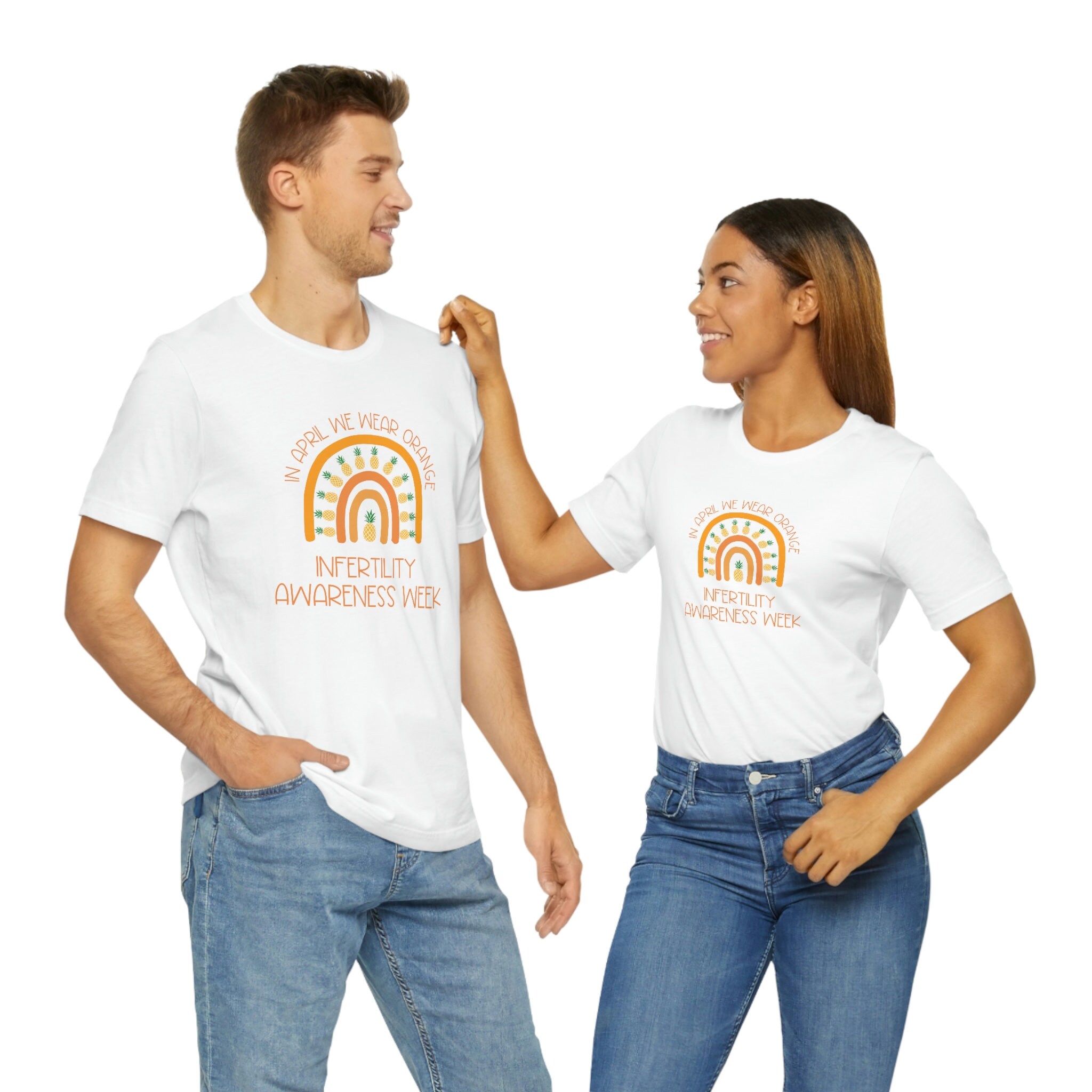 Infertility Awareness Week Shirt, in April We Wear Orange, Orange ...