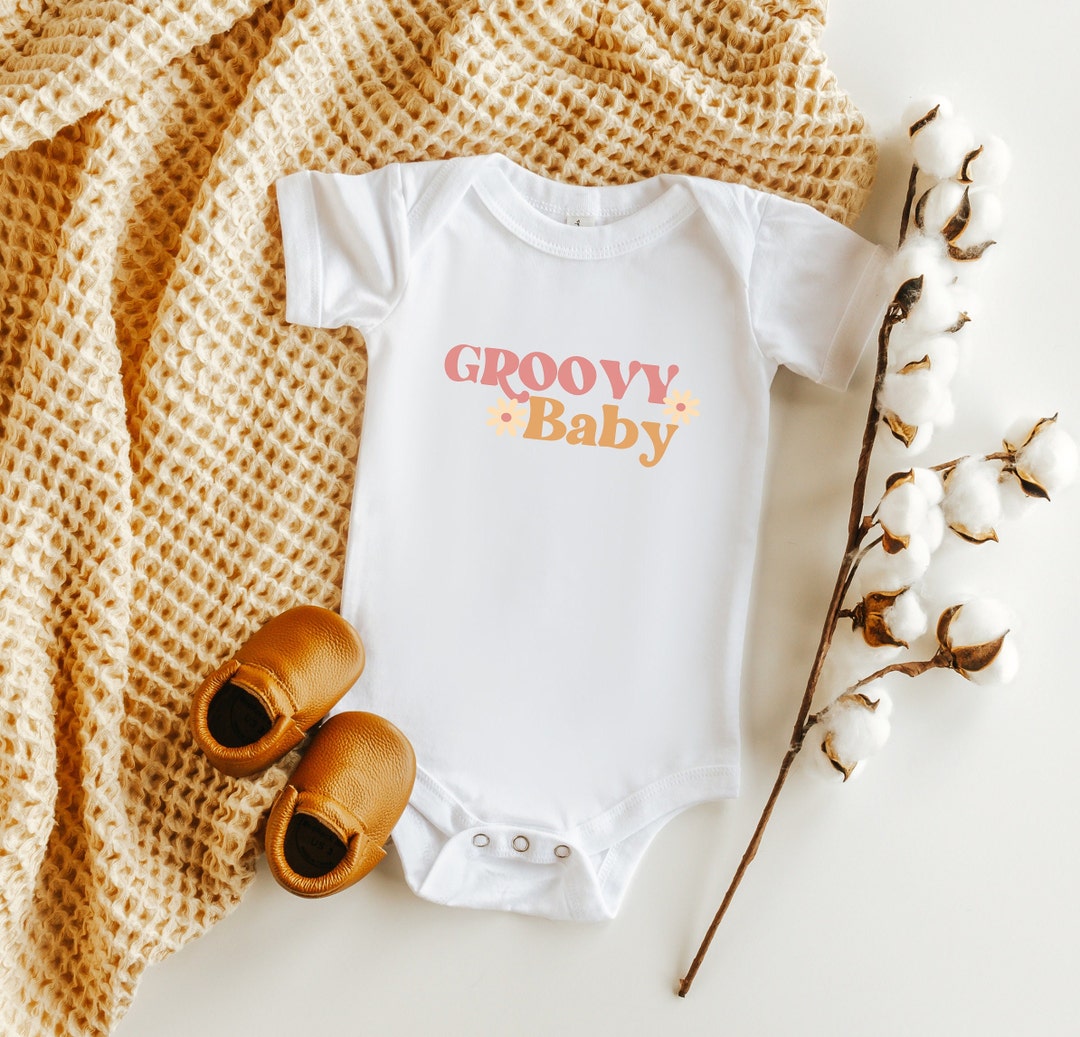Groovy Baby Onesie, Two Groovy Theme Party, Daisy Theme Birthday, Cute ...