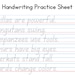 Handwriting Practice Worksheets: Sentences for 1st-3rd Grade (PDF ...