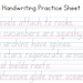 Handwriting Practice Worksheets: Sentences for 1st-3rd Grade (PDF ...