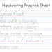 Handwriting Practice Worksheets: Sentences for 1st-3rd Grade (PDF ...