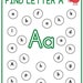 ABC Alphabet Activity Book Printable Kindergarten Preschool ...