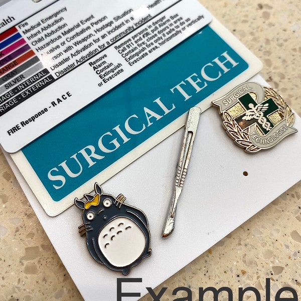 Surgical Tech Badge - Etsy