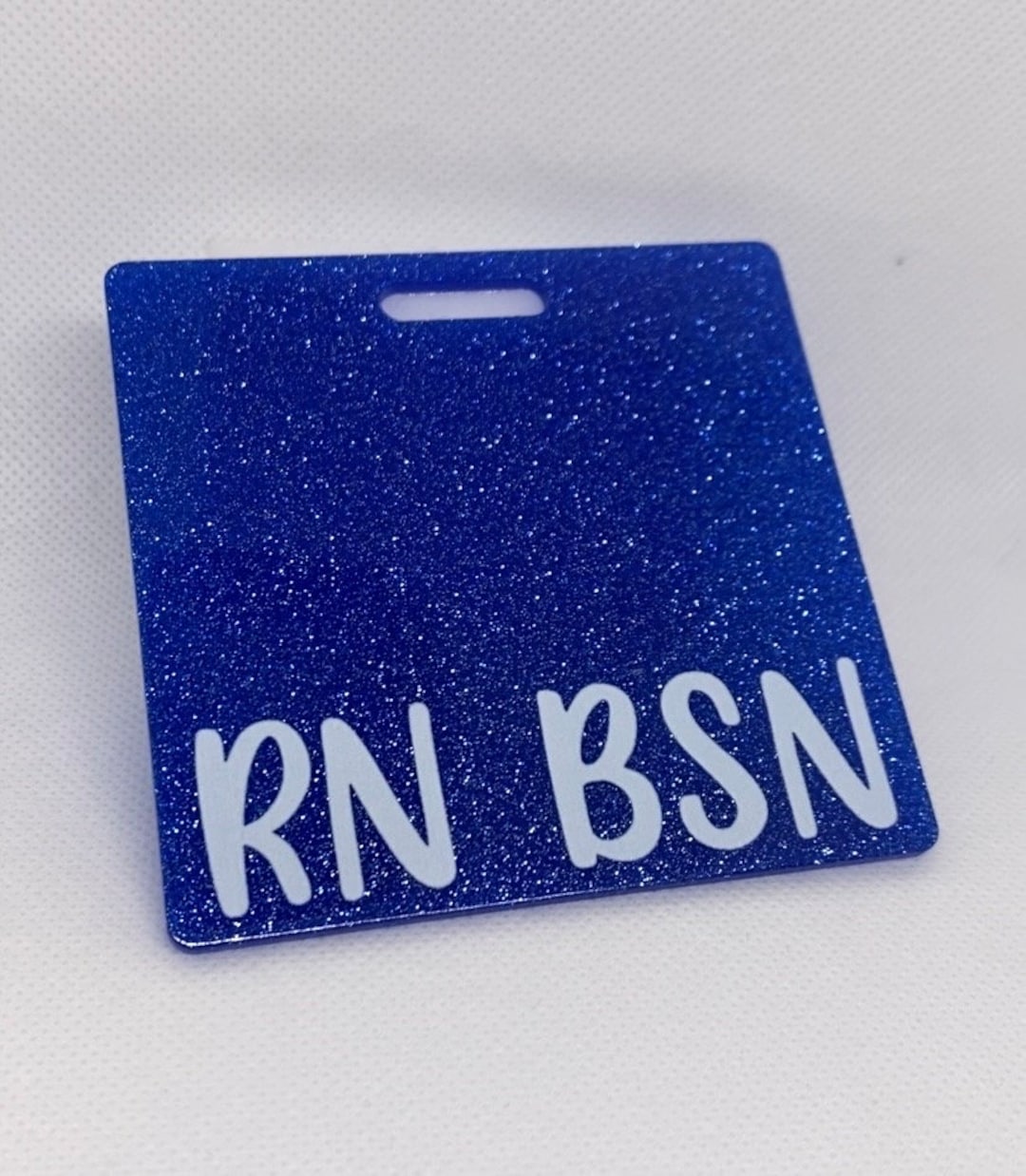 Glitter RN BSN Badge Only or Badge & Pin Holder Buddy Set *pins Not ...