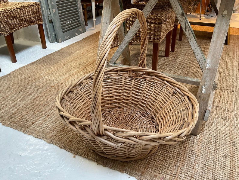 Giant Oversized Large Wicker Basket 60cm High X 67cm Wide | Etsy