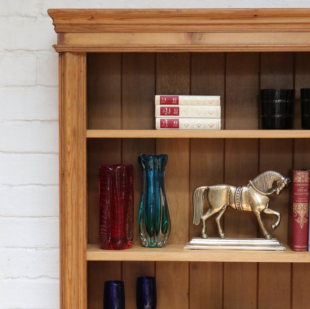 Large Solid Pine Bookcase Large Solid Wood Bookcase 150cm High X 95cm ...