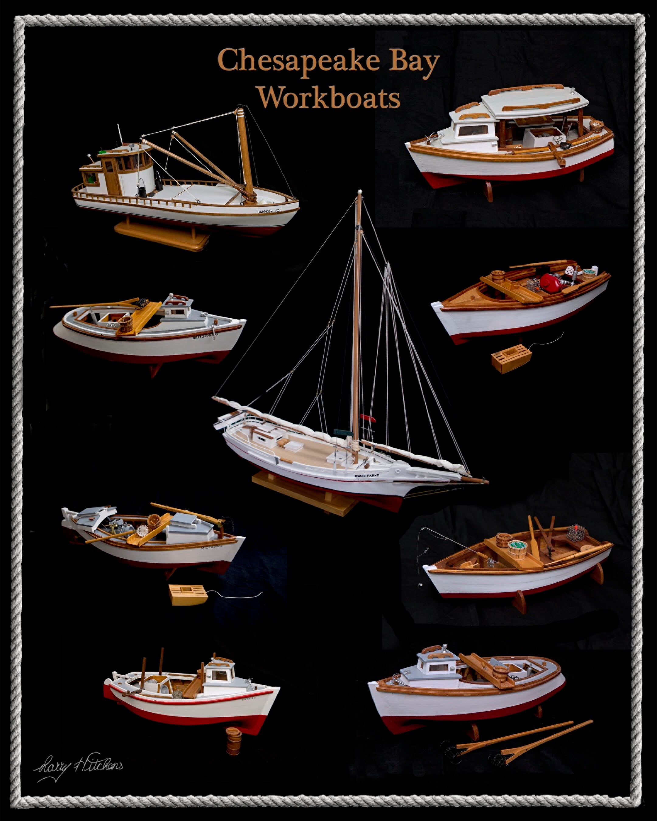 Chesapeake Bay Work Boats Photograph 16" X 20" - Etsy